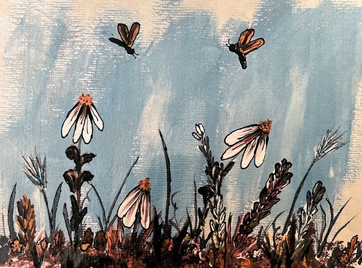 Wall Art White Daisy 3 - DB FLOWER ART - Paintings & Prints, Flowers ...