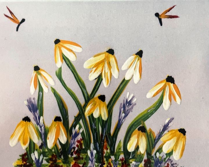 Yellow Daisies 9 - DB FLOWER ART - Paintings & Prints, Flowers, Plants ...