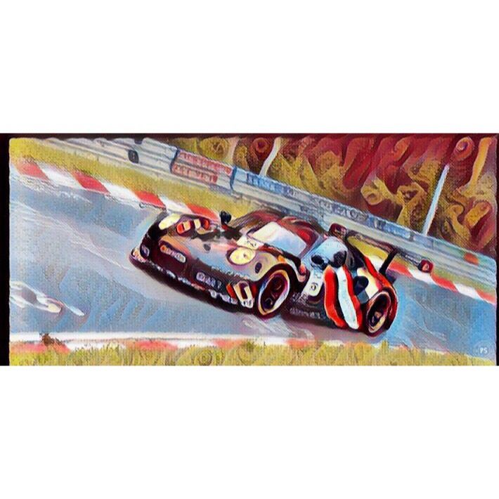 Porsche race car dysr - personal art - Paintings & Prints, Sports ...