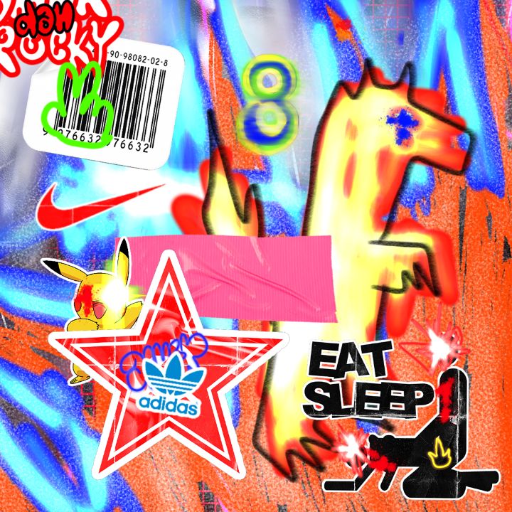 Gawk Gawk - amerdanrocky - Digital Art & AI, Abstract, Collage - ArtPal