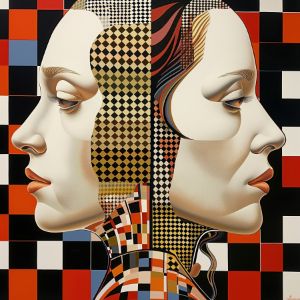 Dual Perspectives: Modern Portrait - BannockBurn - Digital Art & AI ...