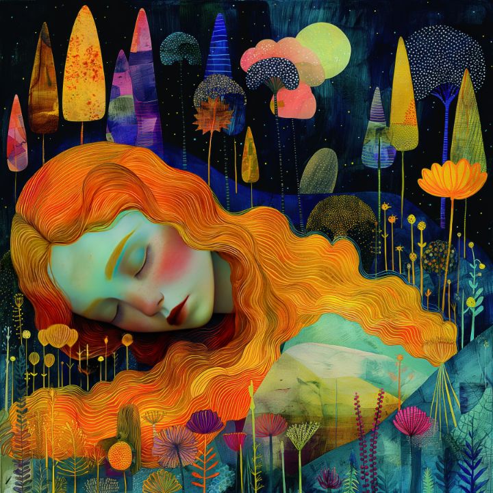 Dreamscape Serenity: Sleeping Beauty - BannockBurn - Digital Art & AI ...