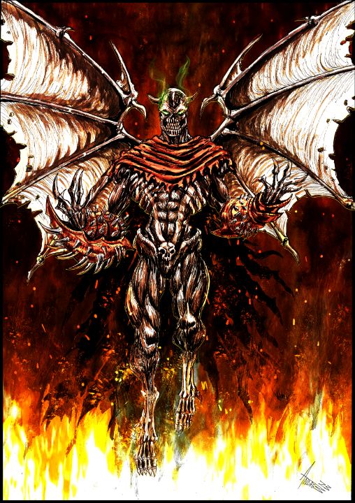 Nightmare Spawn (Colored Version) - moonwithvenus - Digital Art & AI ...