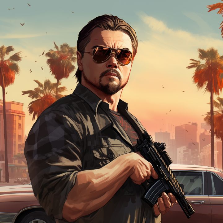 Leonardo DiCaprio GTA style - Freddy Design Art - Digital Art & AI ...