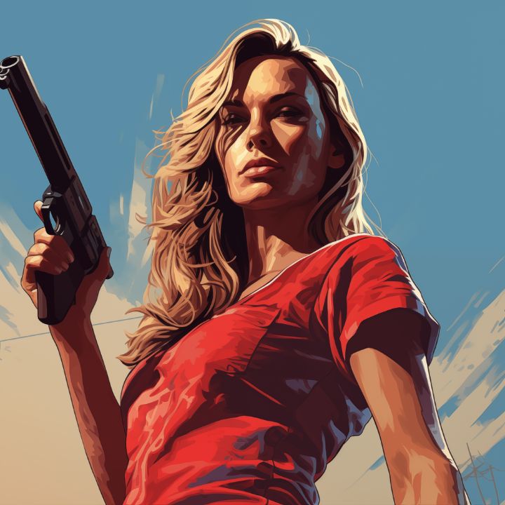 Kate moss gta style - Freddy Design Art - Digital Art & AI, People ...