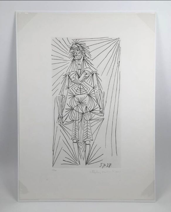 1938 PICASSO "FEMME DEBOUT" - Picasso Stone Litograph Collection ...