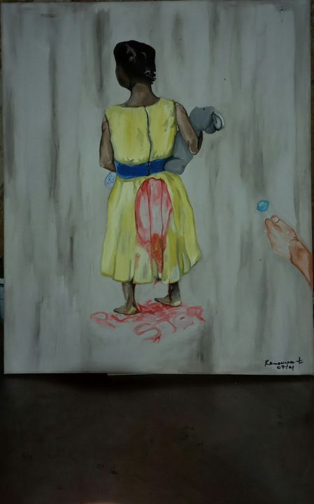 Stop Women&Child Abuse - K.H Raw Arts Gallery - Paintings & Prints ...