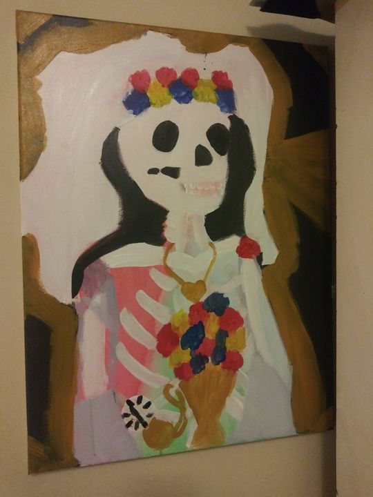 Death bride - Reyna Vera Prieto - Paintings & Prints, Ethnic, Cultural ...