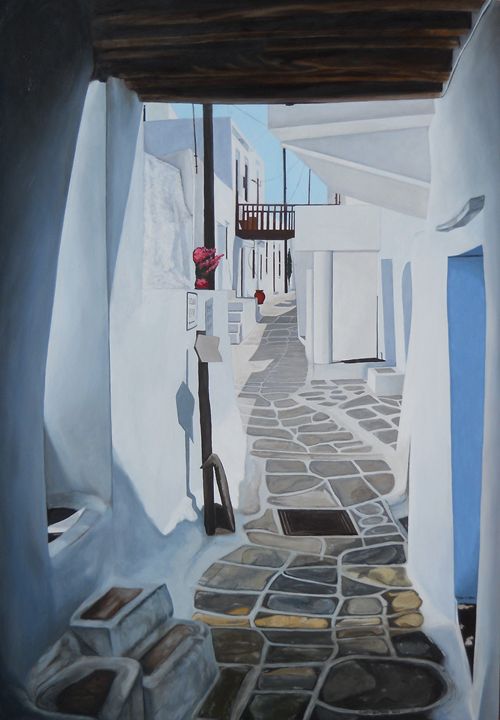 Walk with me awhile - Caren Bestbier Art - Paintings & Prints ...