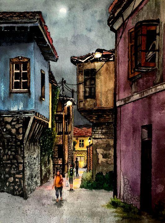 Returning Home - Brett Gordon - Paintings & Prints, Places & Travel ...