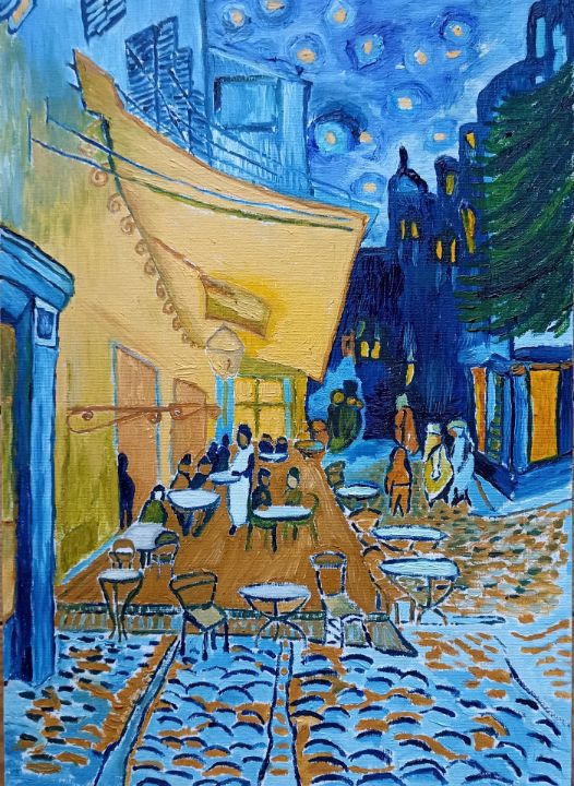 Cafe - Gallery Rohm - Paintings & Prints, Buildings & Architecture ...