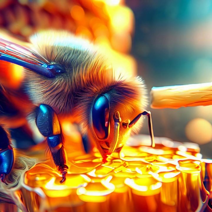 Bee at work - Todo Deco - Digital Art & AI, Animals, Birds, & Fish ...