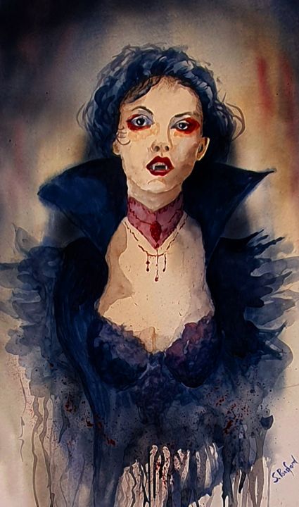 The Vampire Bride - Steven Ponsford Art - Paintings & Prints, Fantasy & Mythology, Fantasy Men ...