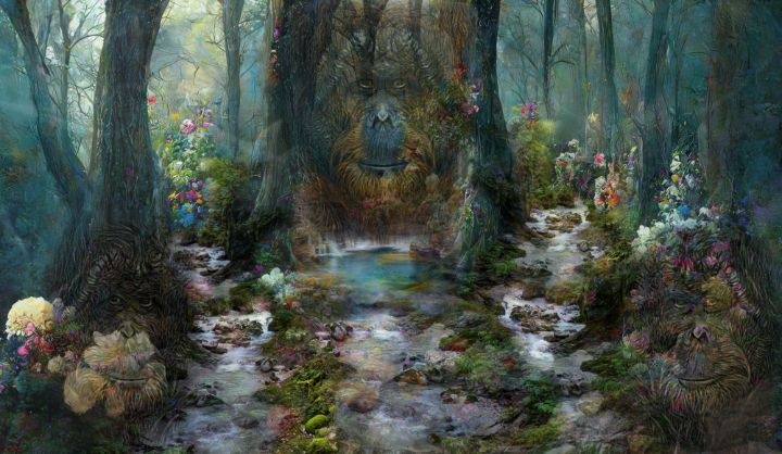 Live No Evil - The Arrogant Monkey - Digital Art & AI, Fantasy ...