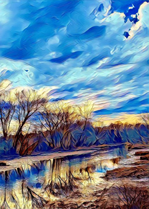 Along the rivers edge - SilverPixieArt - Digital Art & AI, Landscapes ...
