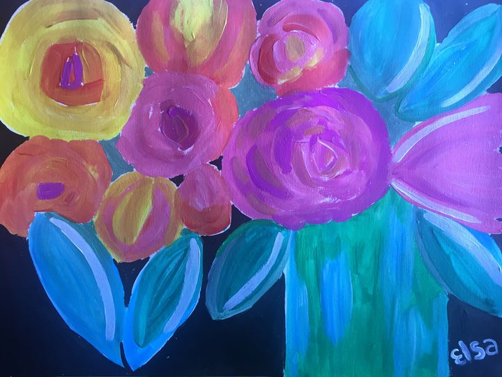 ElsArt2020 #006 Bloom - ElsArt - Paintings & Prints, Flowers, Plants ...