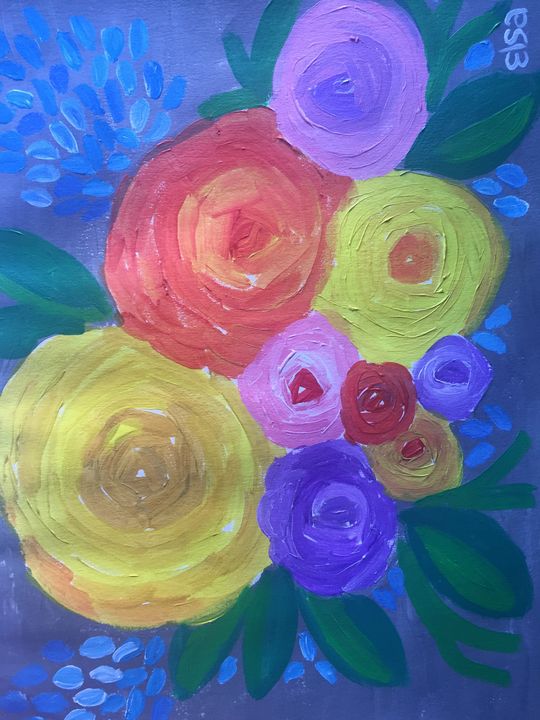 ElsArt2020 #007 Bloom - ElsArt - Paintings & Prints, Flowers, Plants ...