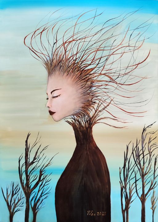 The Mood of the Wind (4) 50x35 (2025 - Helen Spoon - Paintings & Prints ...