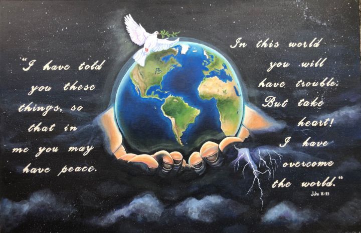 John 3:16 - Artist Claire Cole - Paintings & Prints, Religion ...
