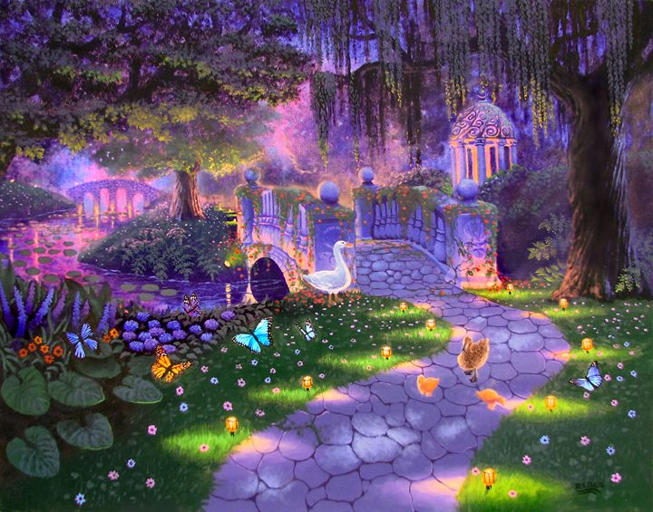 Millennium Evening - Benjamin Davis - Paintings & Prints, Landscapes ...