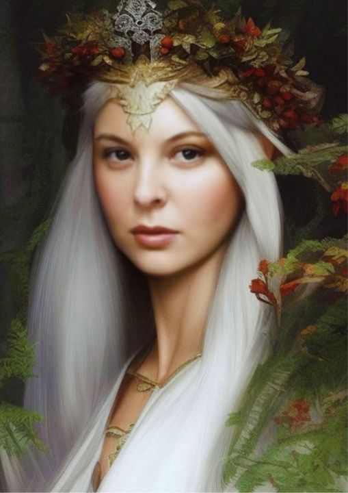 The Enchanted Forest Queen - Heroes and villains - Digital Art & AI ...