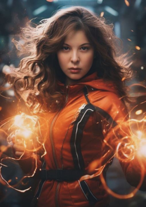 Light force - Heroes and villains - Digital Art & AI, People & Figures, Female Form, Other ...