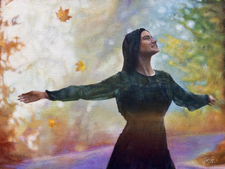 Fall and Shine - Kurt Stone Art - Paintings & Prints, Fantasy ...