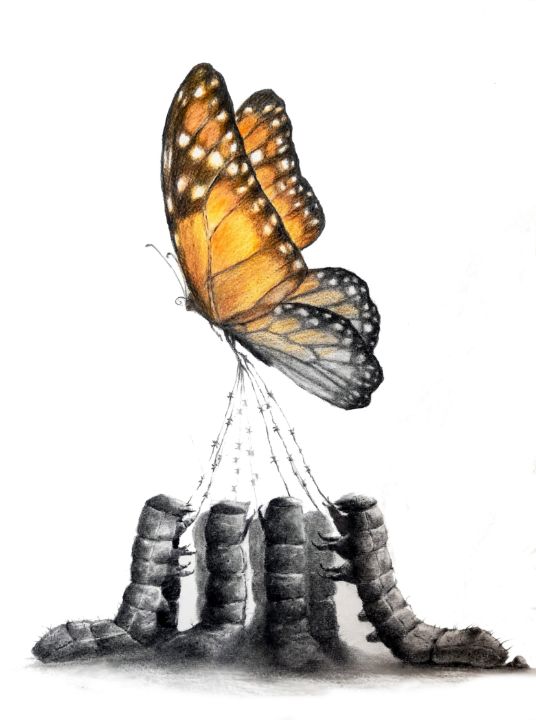 Becoming - Kurt Stone Art - Drawings & Illustration, Abstract ...