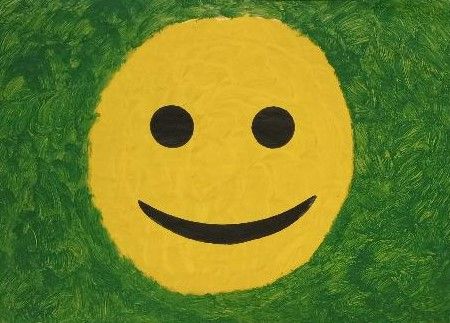Yellow Happy Face - James R. Tolliver - Paintings & Prints, Abstract ...