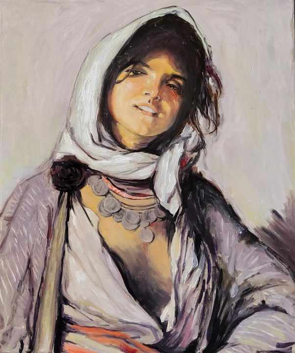 The Gypsy from Ghergani - ArtAlice - Paintings & Prints, People ...