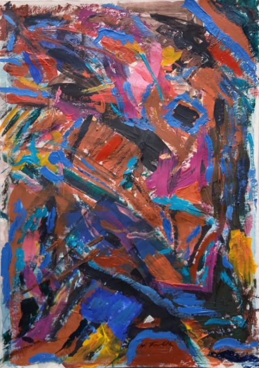 Hans Falk (Swiss) - ArtAlice - Paintings & Prints, Abstract, Color - ArtPal