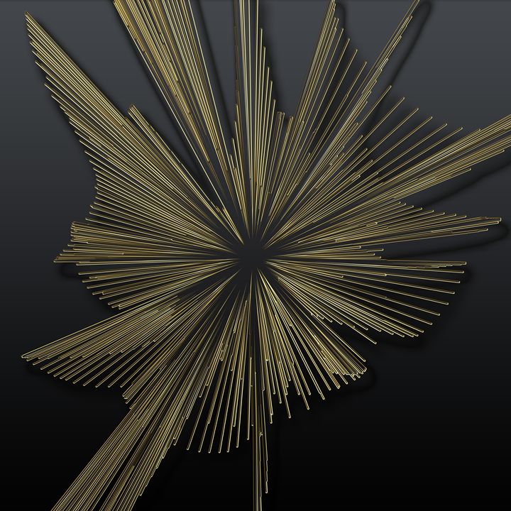 Abstract Rays - Florence - Digital Art, Abstract, Geometric - ArtPal