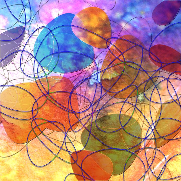 Abstract Leaves - Florence - Digital Art & AI, Abstract, Irregular ...