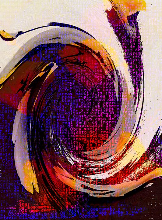 Emptiness - Florence - Digital Art & AI, Abstract, Text - ArtPal