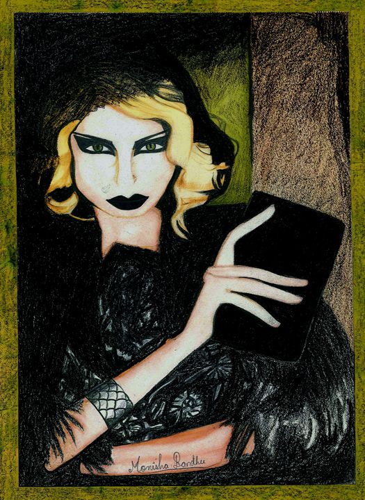 mystery - monisha - Drawings & Illustration, People & Figures, Fashion ...