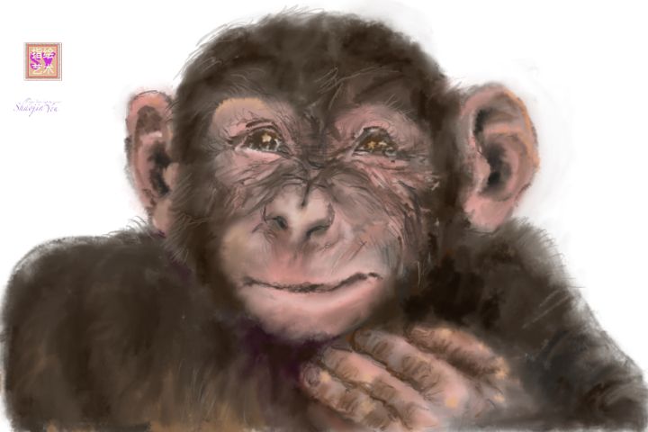 Wondering monkey - Mark's - Paintings & Prints, Animals, Birds, & Fish ...