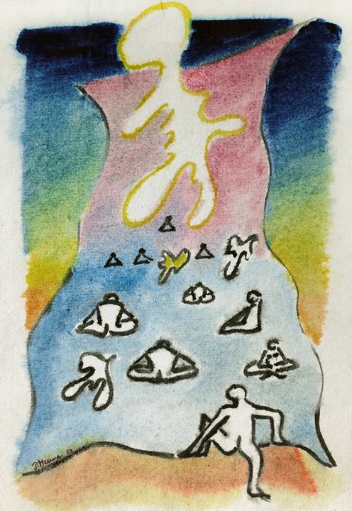 Stream enter - peter menne - Paintings & Prints, Abstract, Other ...
