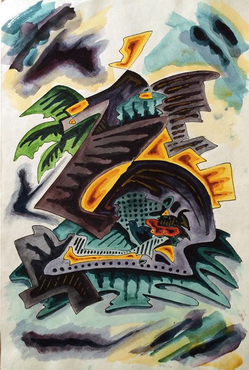 Beach in Puri, India - peter menne - Paintings & Prints, Places ...