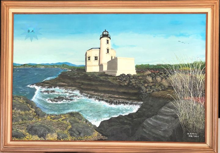 Bandon Lighthouse - Bob's Art - Paintings & Prints, Landscapes & Nature ...