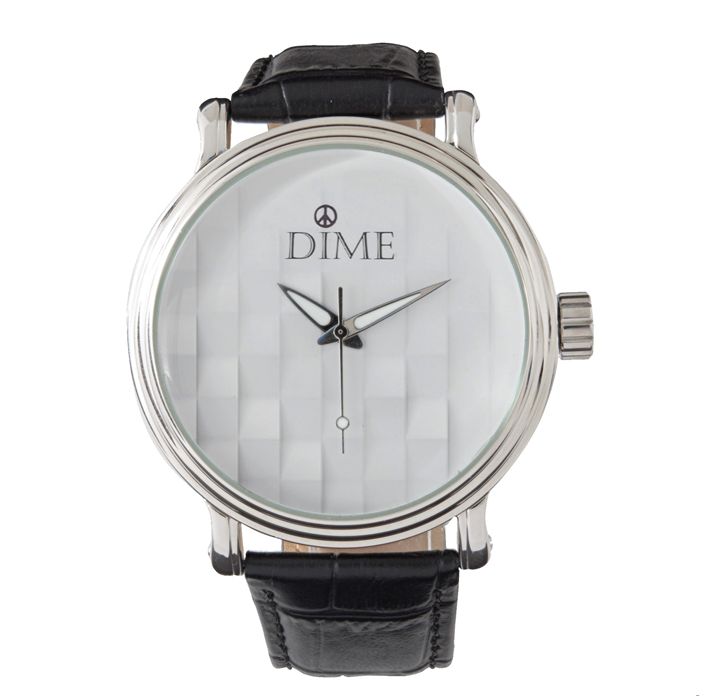 3-D DIME TIMEPIECE WRISTWATCH - Dizzy The Artist Fine Art & Accessories ...
