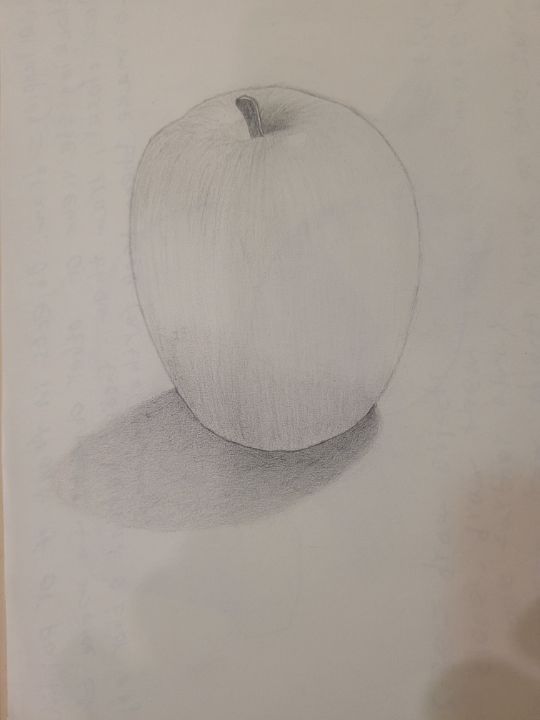 flat apple - Spaceships - Drawings & Illustration, Food & Beverage ...