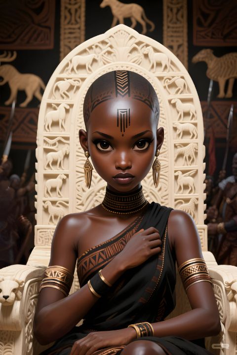 The Enigmatic Heir - CR-artistic flow - Digital Art & AI, Ethnic ...