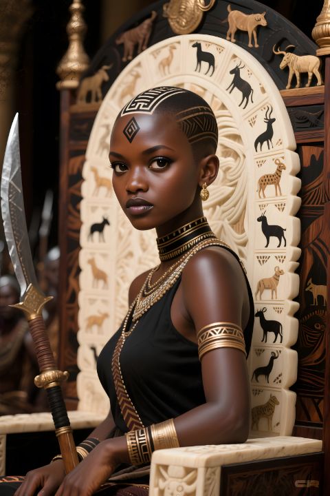 Guardian of the Zodiac Throne - CR-artistic flow - Digital Art & AI ...