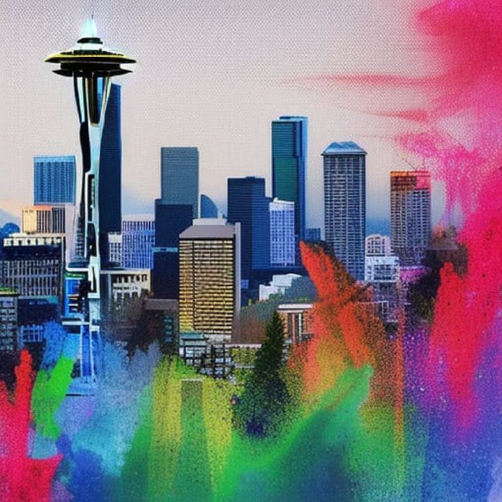 Seattle - Legendary - Artificial Intelligence Paintings - Paintings ...