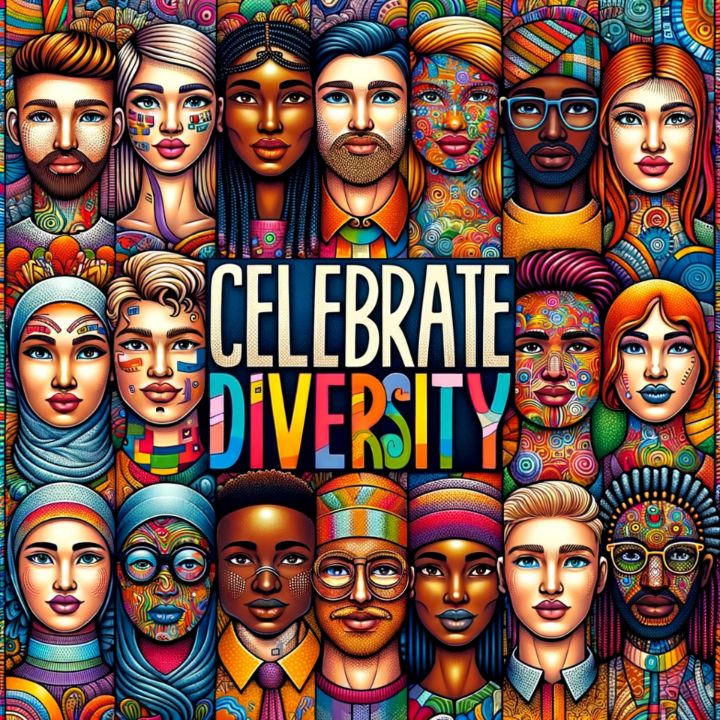 Celebrate Diversity - JLeBrun Studio - Digital Art & AI, People ...