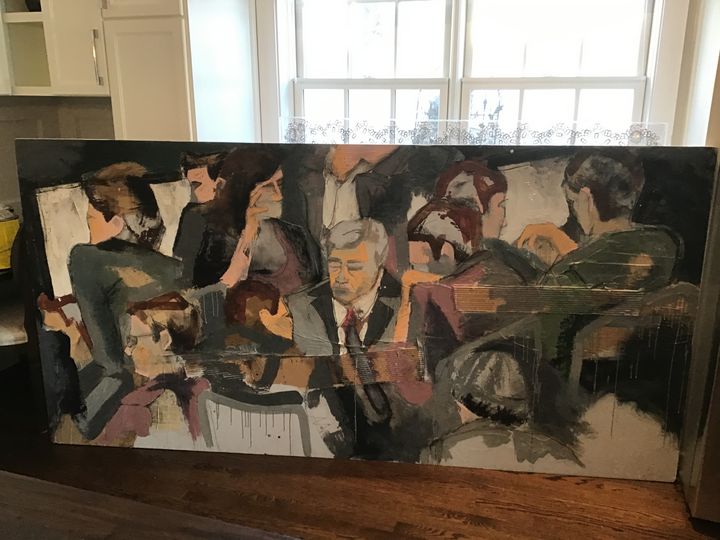 The gathering - Art collection for sale - Paintings & Prints, People ...