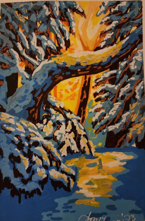 DAWN - Art by Amberly - Paintings & Prints, Landscapes & Nature, Other ...