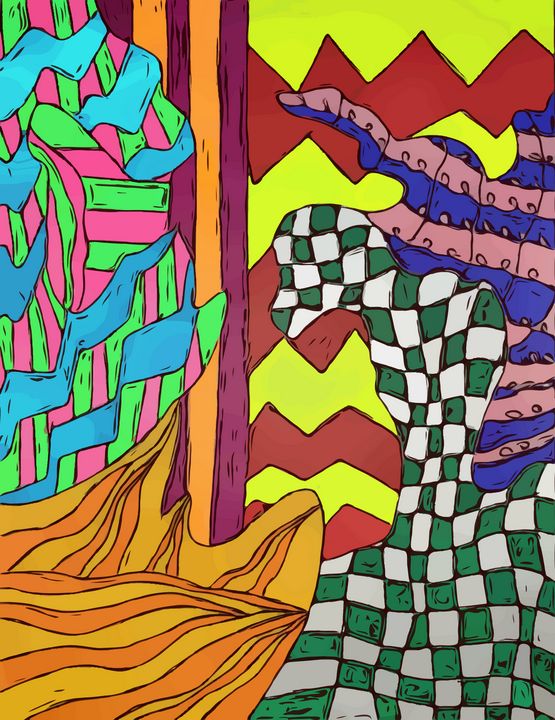 Delusional Doodles - Esprit Rêveur - Paintings & Prints, Abstract ...