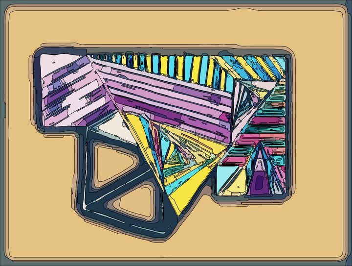 Delusional Doodle - Esprit Rêveur - Paintings & Prints, Abstract, Color ...