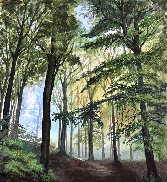 Trees - WANDA HART - Paintings & Prints, Landscapes & Nature, Forests ...